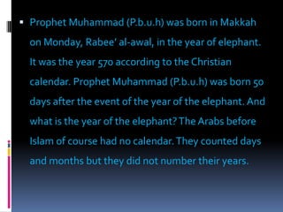 Prophet muhammad (P.b.u.h) | PPSX