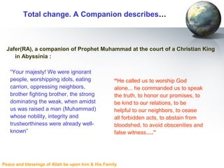 Prophet muhammad pbuh & his family | PPT