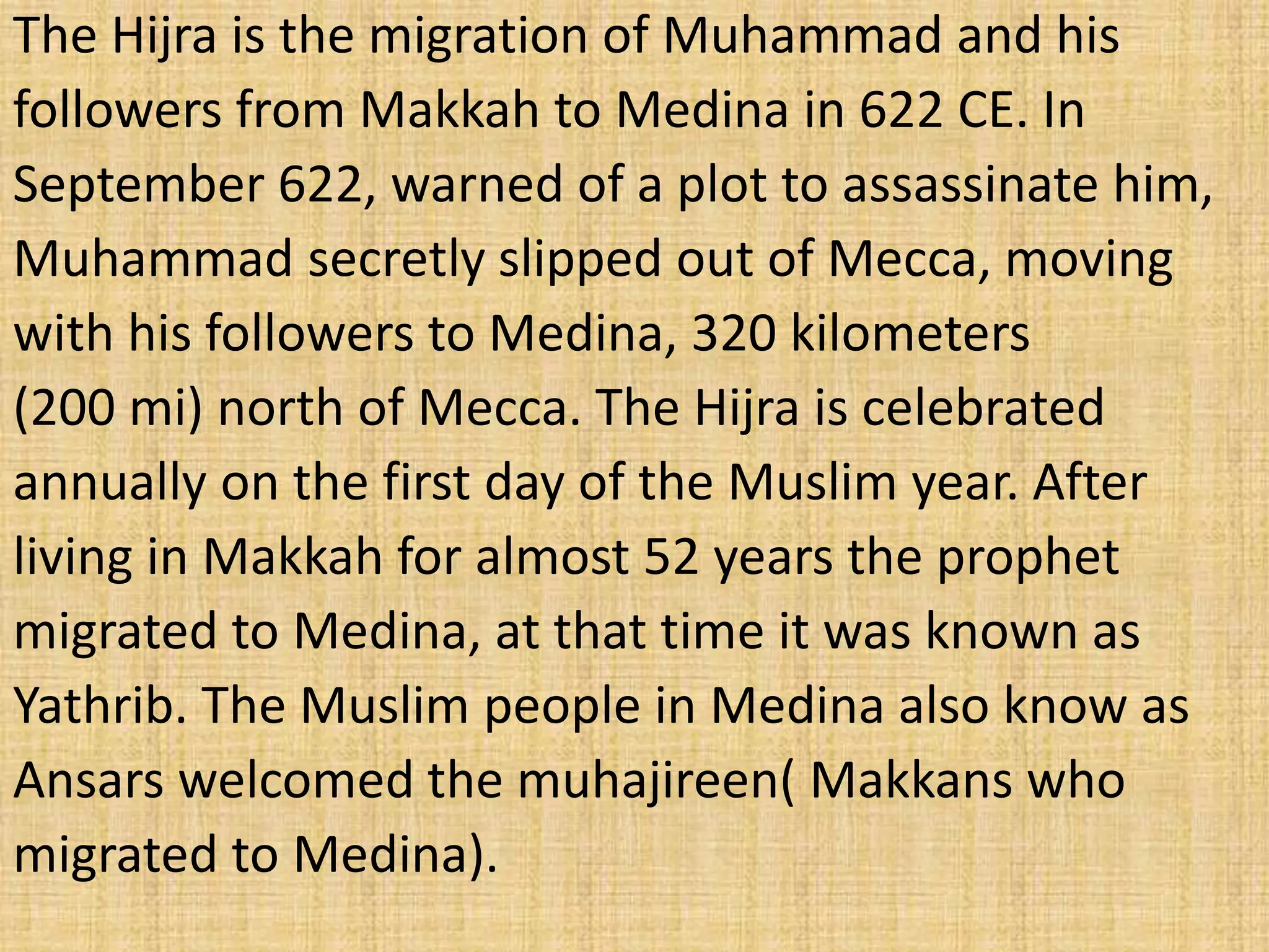 Prophet muhammad (s.a.w) | PPTX