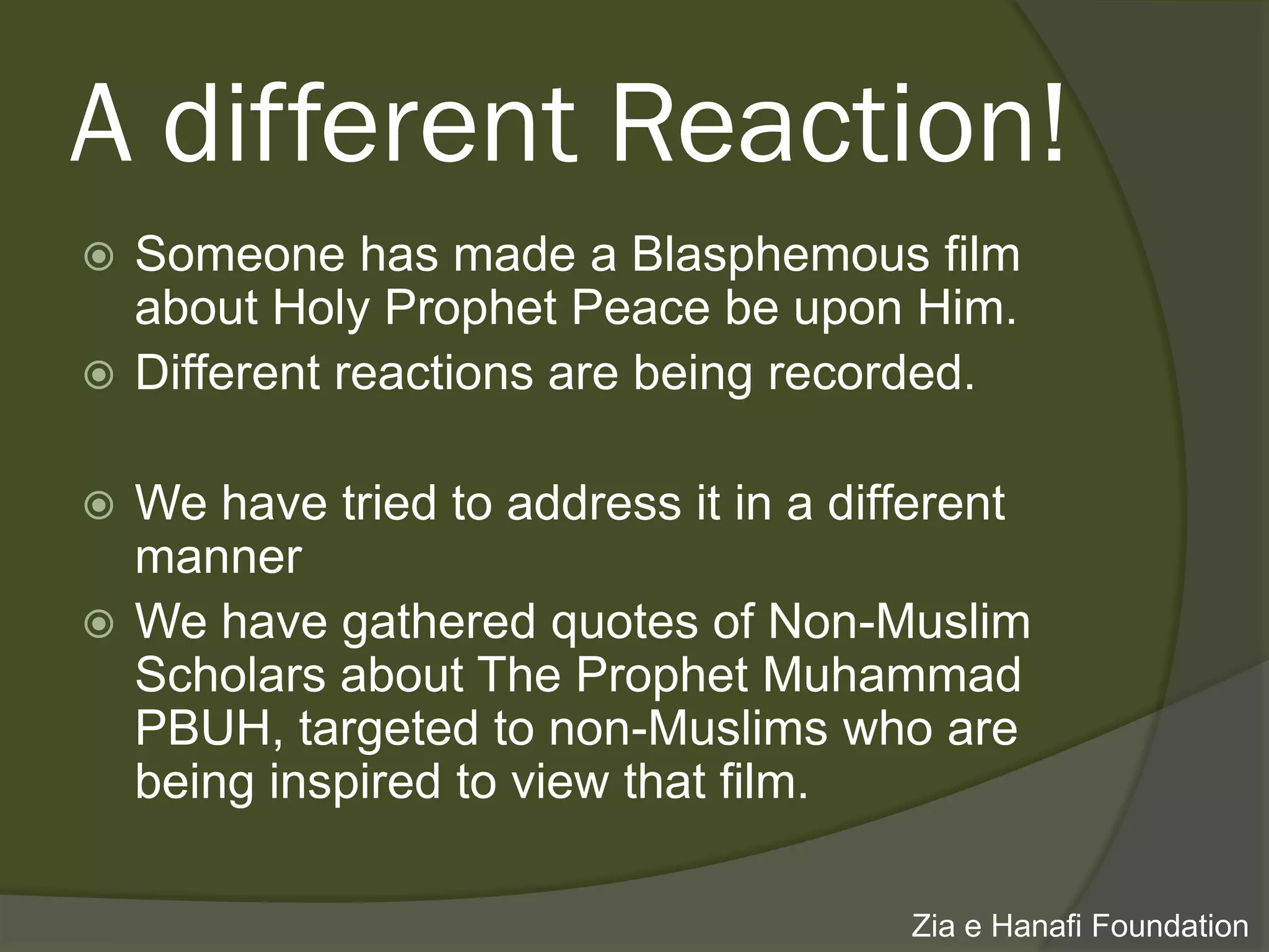 Prophet Muhammad (saw) | PDF