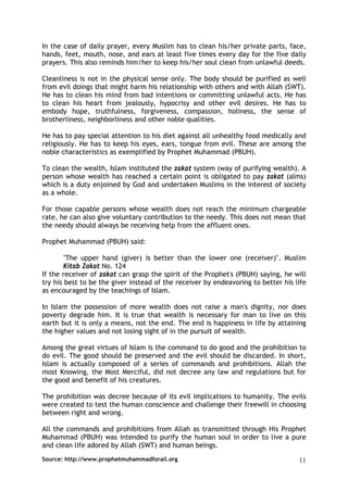 Prophet Muhammad (saw) -blessing for mankind | PDF