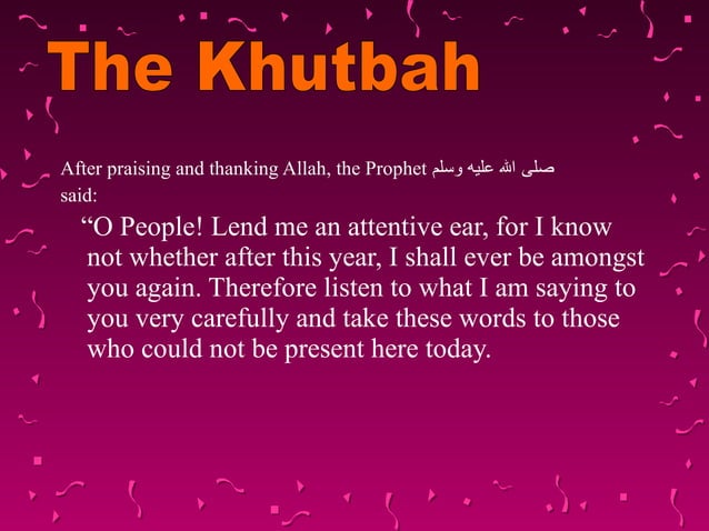 Prophet's Farewell, Islam | PPS | Islam | Religion & Spirituality