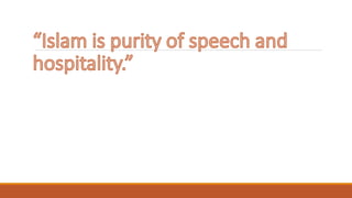 Prophet Muhammad's Sayings | PPT