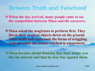 Miracles Of Prophet Musa