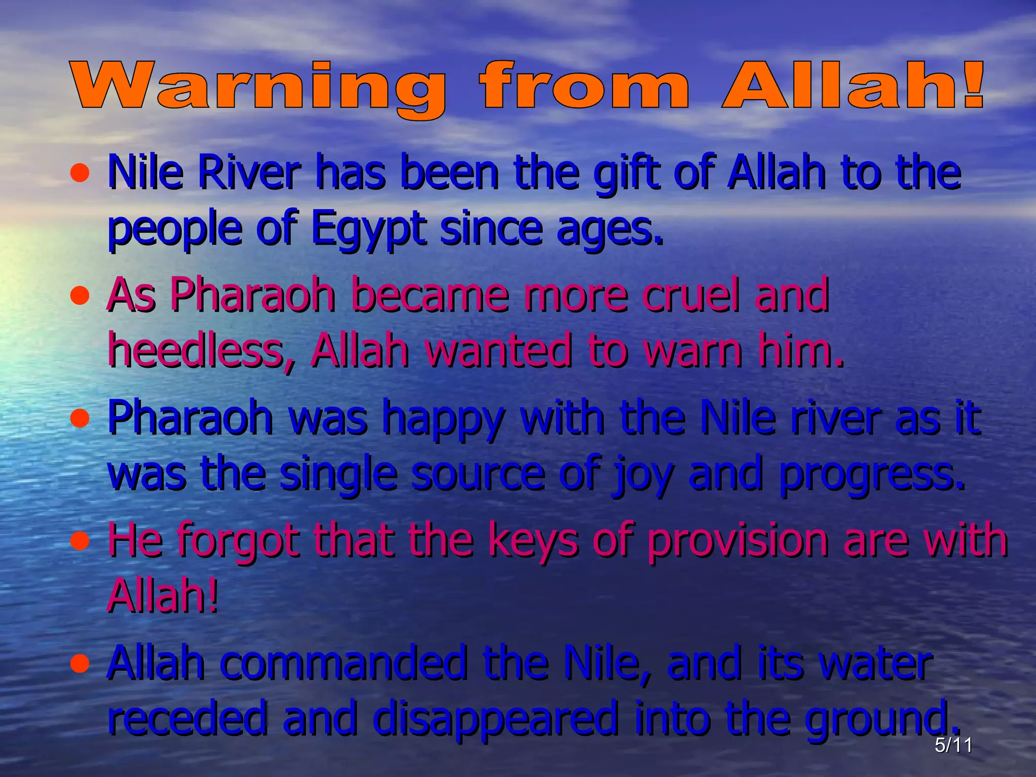 Prophet Musa, Part 4 | PPT