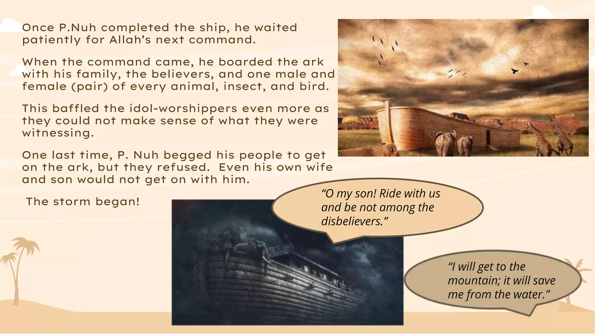 The Story of Prophet Nuh for Children | PPTX