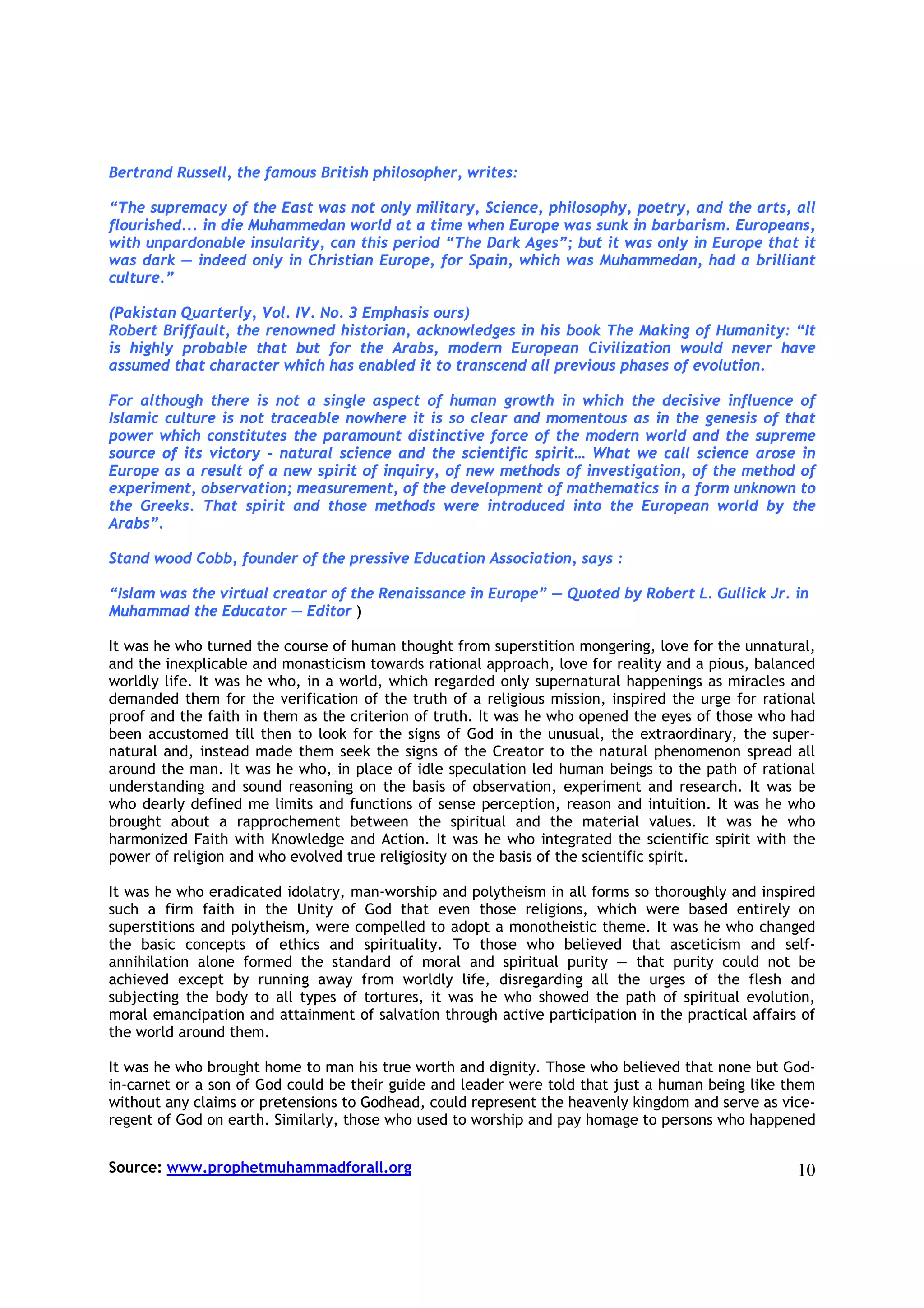 Prophet of Islam Biography by Maududi | PDF | Islam | Religion ...