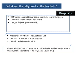Prophets | PPT