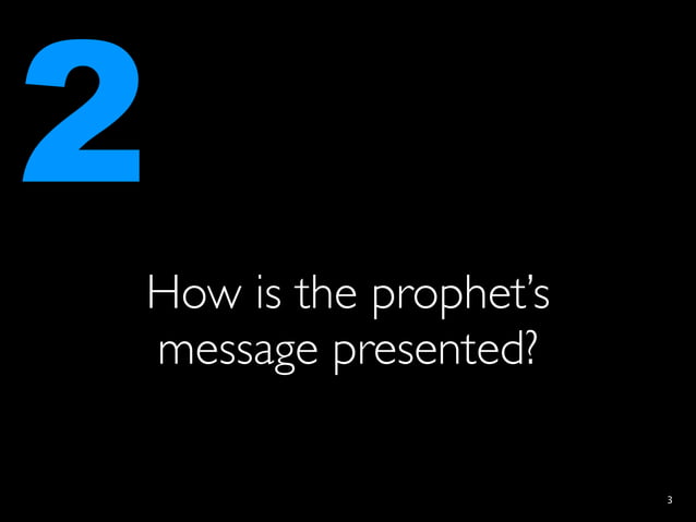 II. Handling the OT Prophets 1. The Eighth Century | KEY