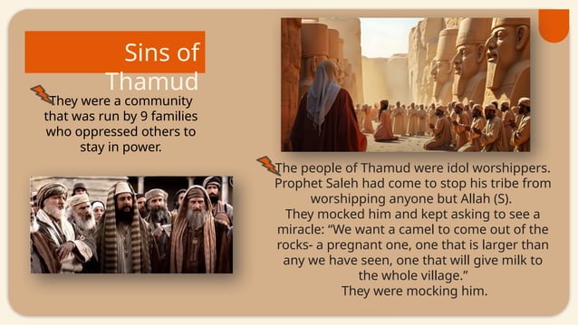 Prophet Saleh and Thamud: The Miracle of the Camel | PPT