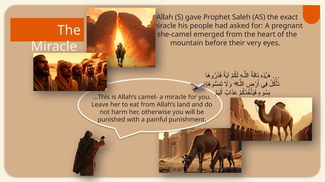 Prophet Saleh and Thamud: The Miracle of the Camel | PPT