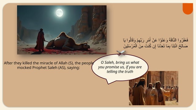 Prophet Saleh and Thamud: The Miracle of the Camel | PPT