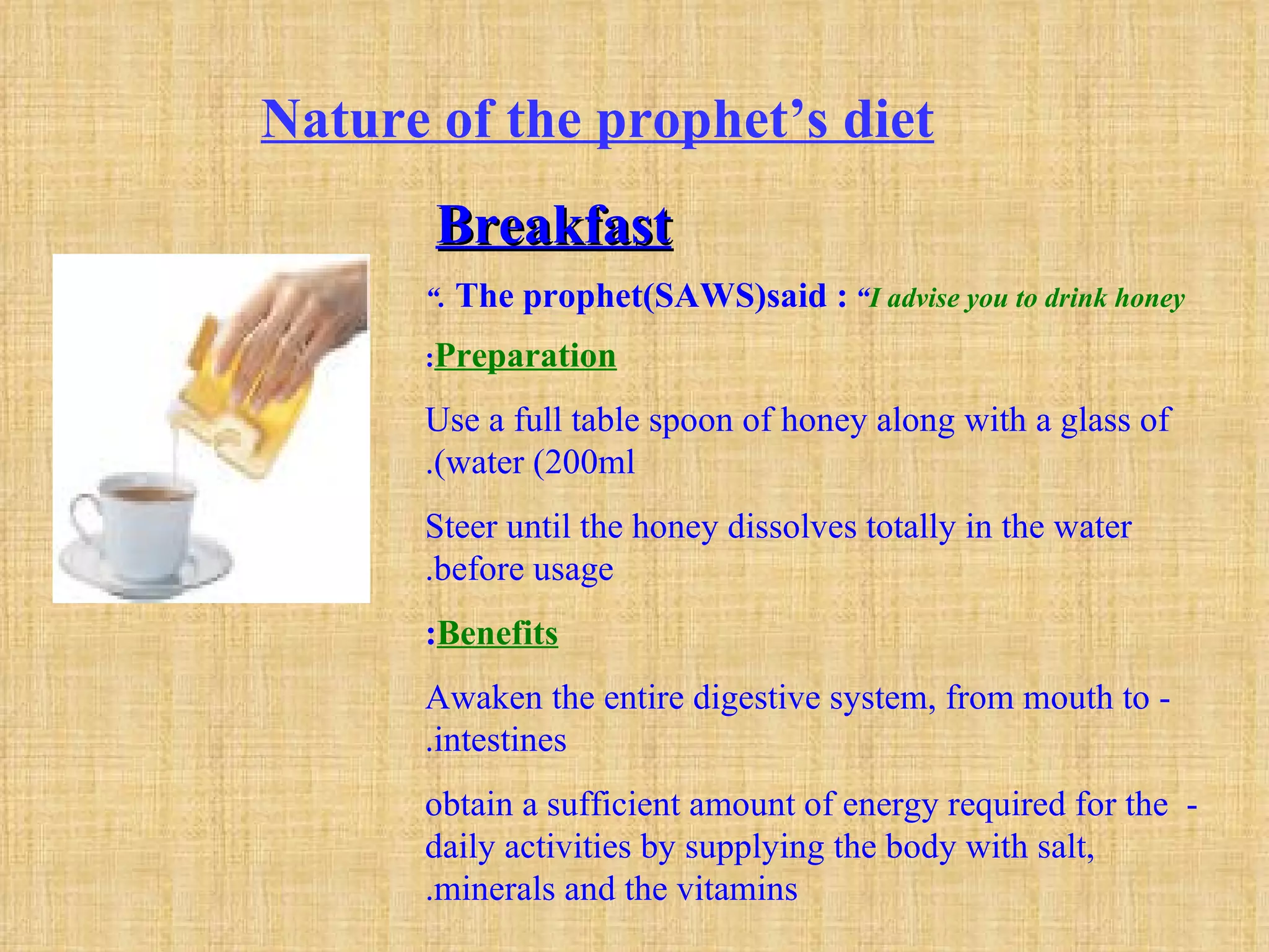 Prophet S Diet | PPS