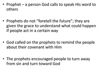 Prophets grade6#14 | PPT