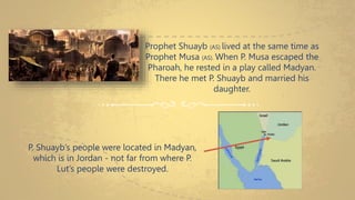 Prophet Shuayb & the People of the Aykah | PPTX
