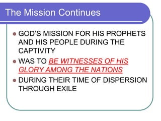 Prophets & Mission | PPT