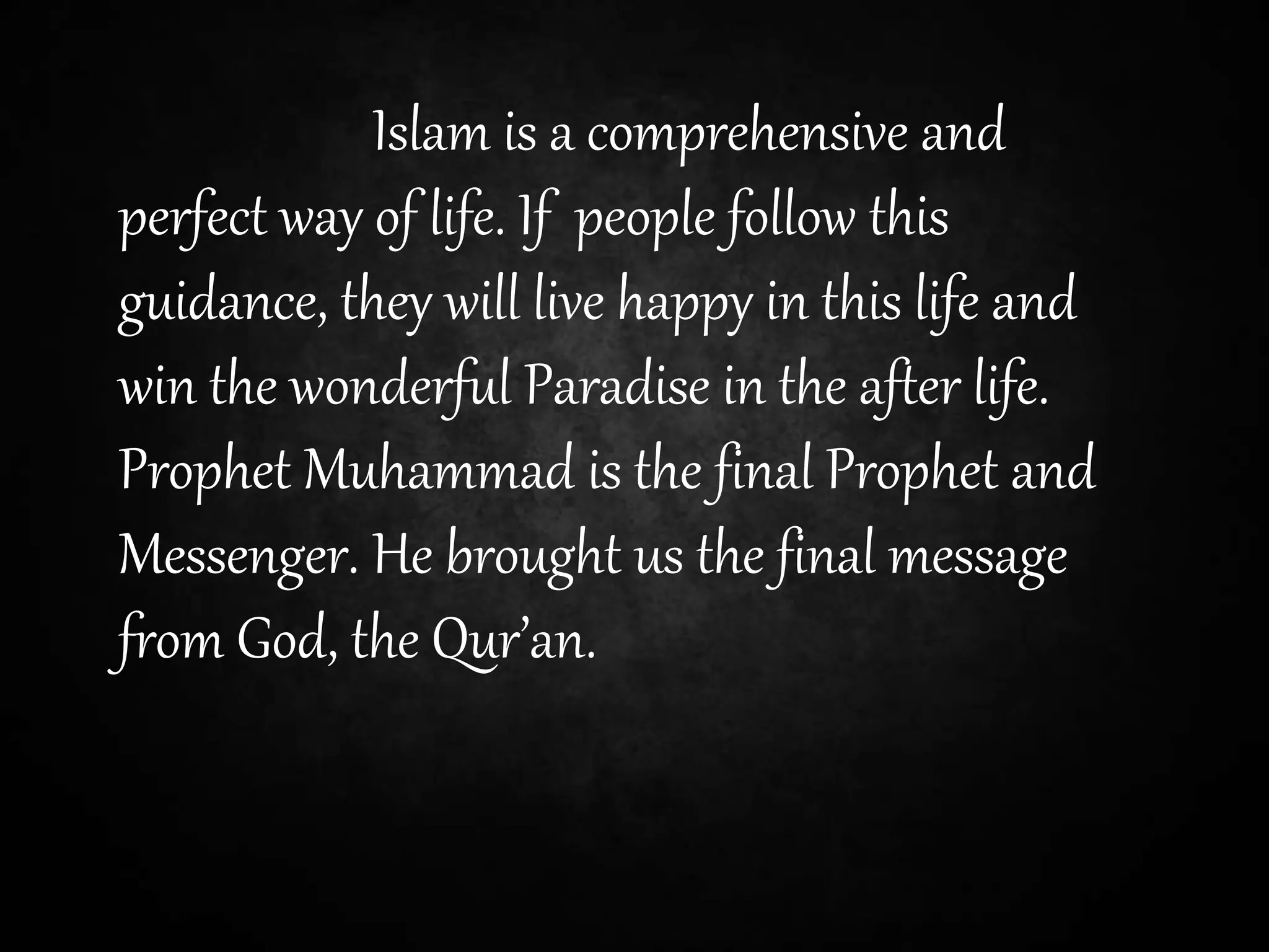Prophets of islam | PPTX