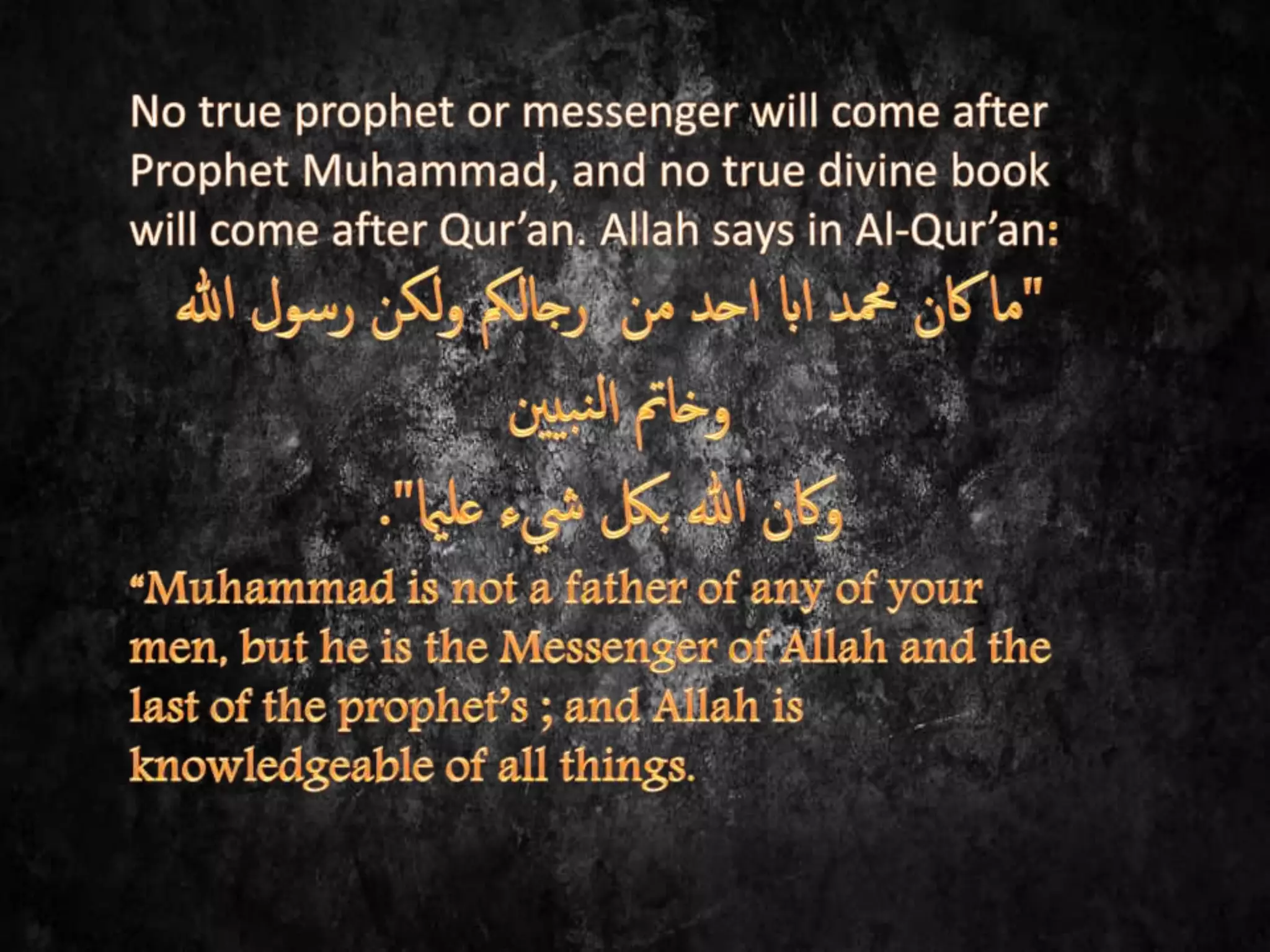 Prophets of islam | PPTX