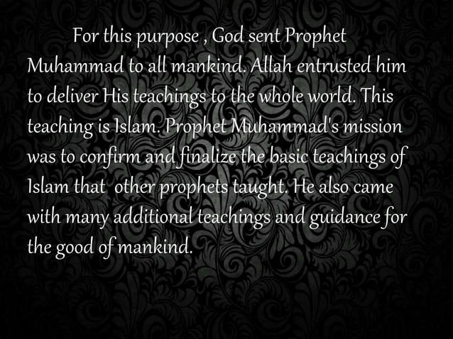 Prophets of islam | PPTX