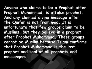 Prophets of islam | PPTX