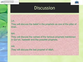 Prophets of islam yr 9 ppt by m uhammad javed iqbal | PPT