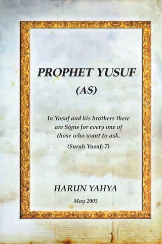 Prophet Yusuf | PDF