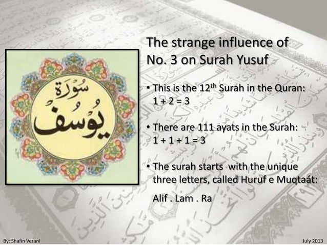 Story of Prophet Yusuf | PPTX | Islam | Religion & Spirituality