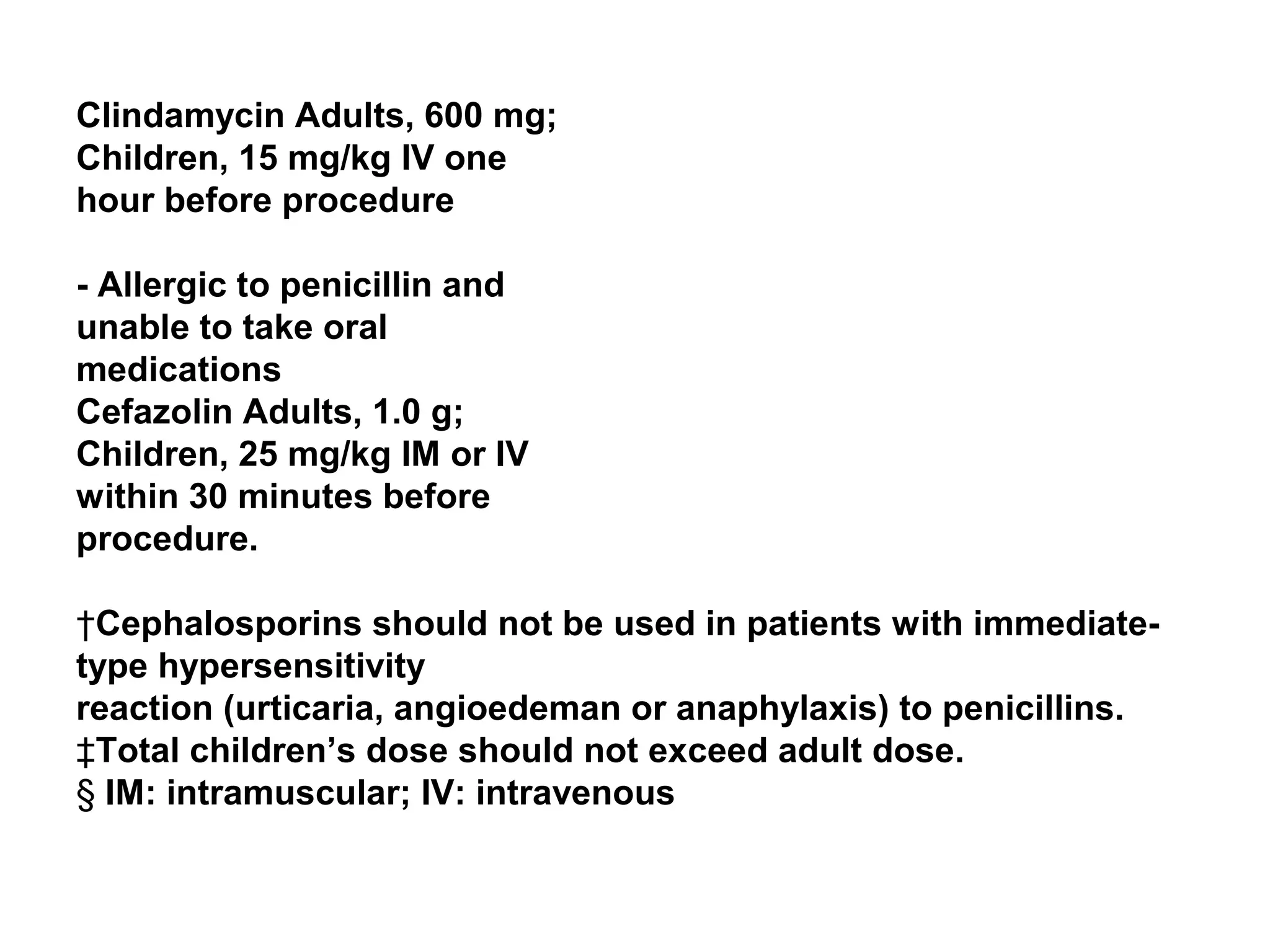 Prophylactic antibiotic coverage in dentistry | PPT