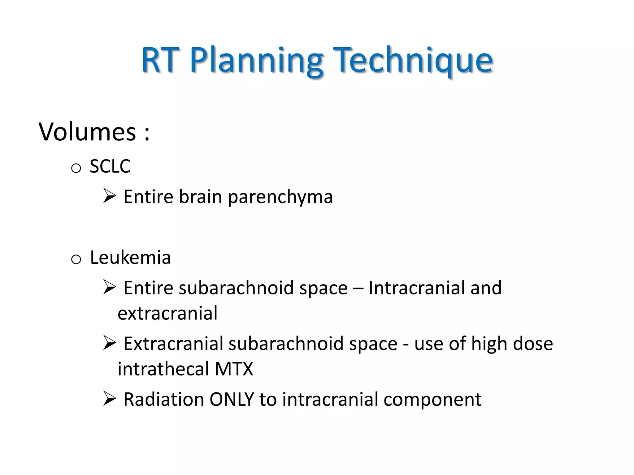 Prophylactic cranial irradiation | PPTX