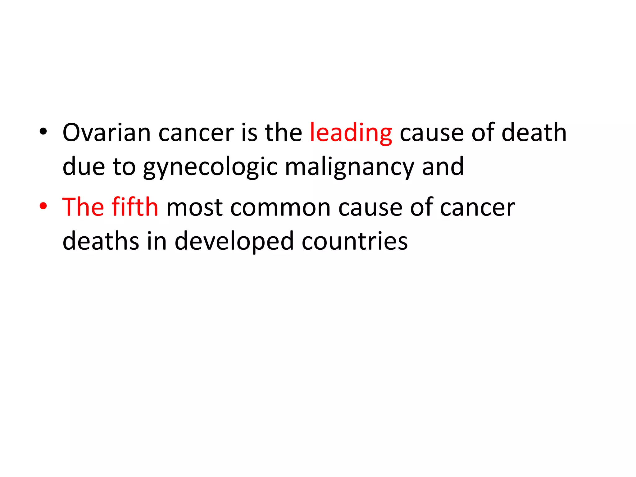 Prophylactic salpingectomy for reducing risk of ovarian cancer | PPTX