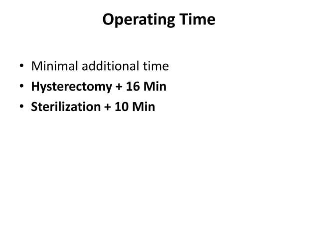Prophylactic salpingectomy for reducing risk of ovarian cancer | PPTX