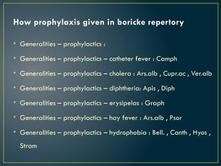 Details of PROPHYLAXIS homoeopathy .pptx