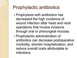 Prophylaxis and empirical uses of antibiotics | PPTX