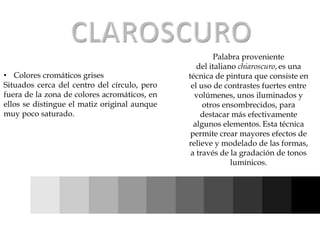 Propiedades del color | PPTX
