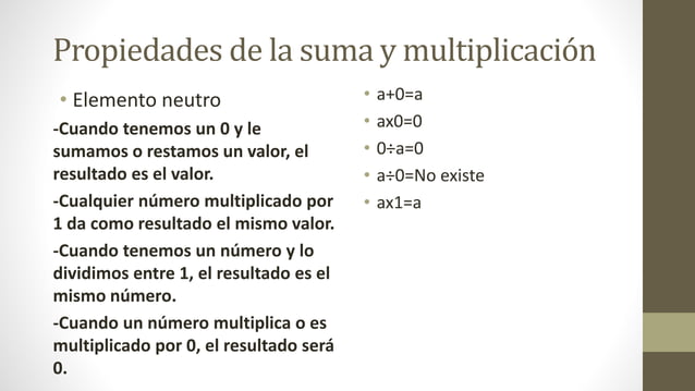 Propiedades de-la-suma-y-la-multiplicación exposición | PPT