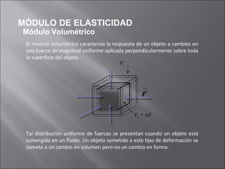 PROPIEDADES ELASTICAS DE LOS SOLIDOS | PPT