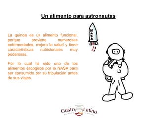 Propiedades de la quinoa, alimento de los Andes | PPTX