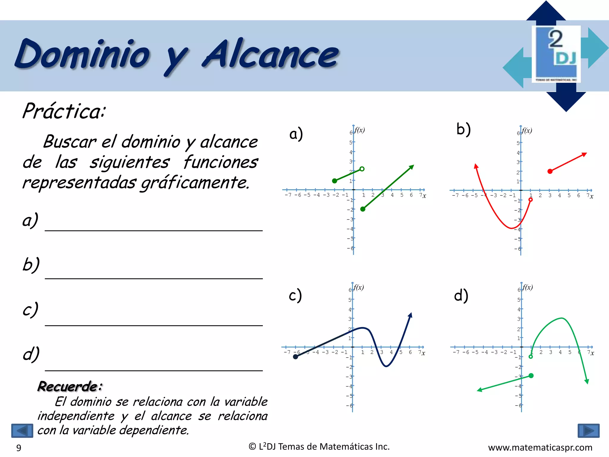 Propiedades de las funciones (slide share) | PDF