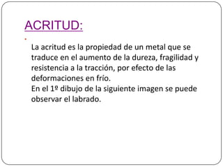 Propiedades de los materiales | PPTX