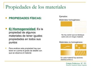 Propiedades fisicas | PPT