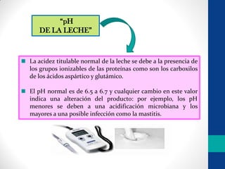 Propiedades fisicas de la leche unidad 2 | PDF