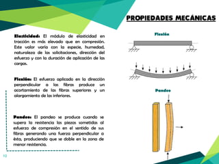 Propiedades fisicas y mecanicas de la madera | PDF