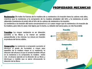 Propiedades fisicas y mecanicas de la madera | PDF