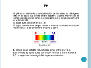 Propiedades Quimicas Del Agua