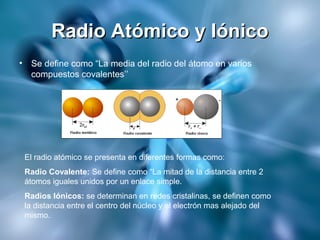 Propiedades periódicas | PPT