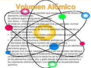 Propiedades periodicas | PPT