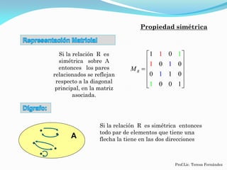Propiedades relaciones binarias | PDF
