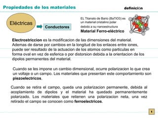 Propiedades de los materiales en la construcción. | PPTX