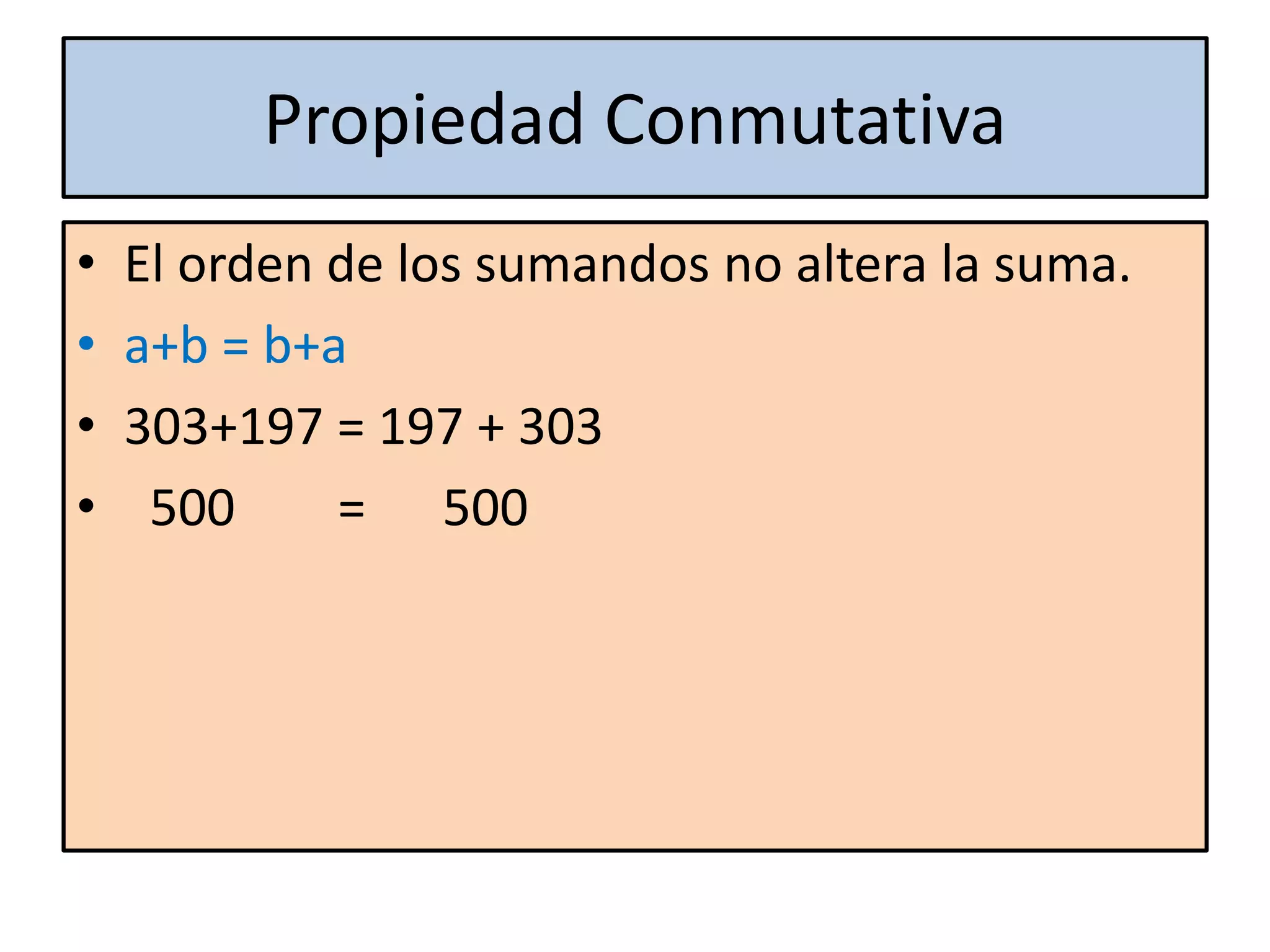 Propiedades de la suma. | PPTX