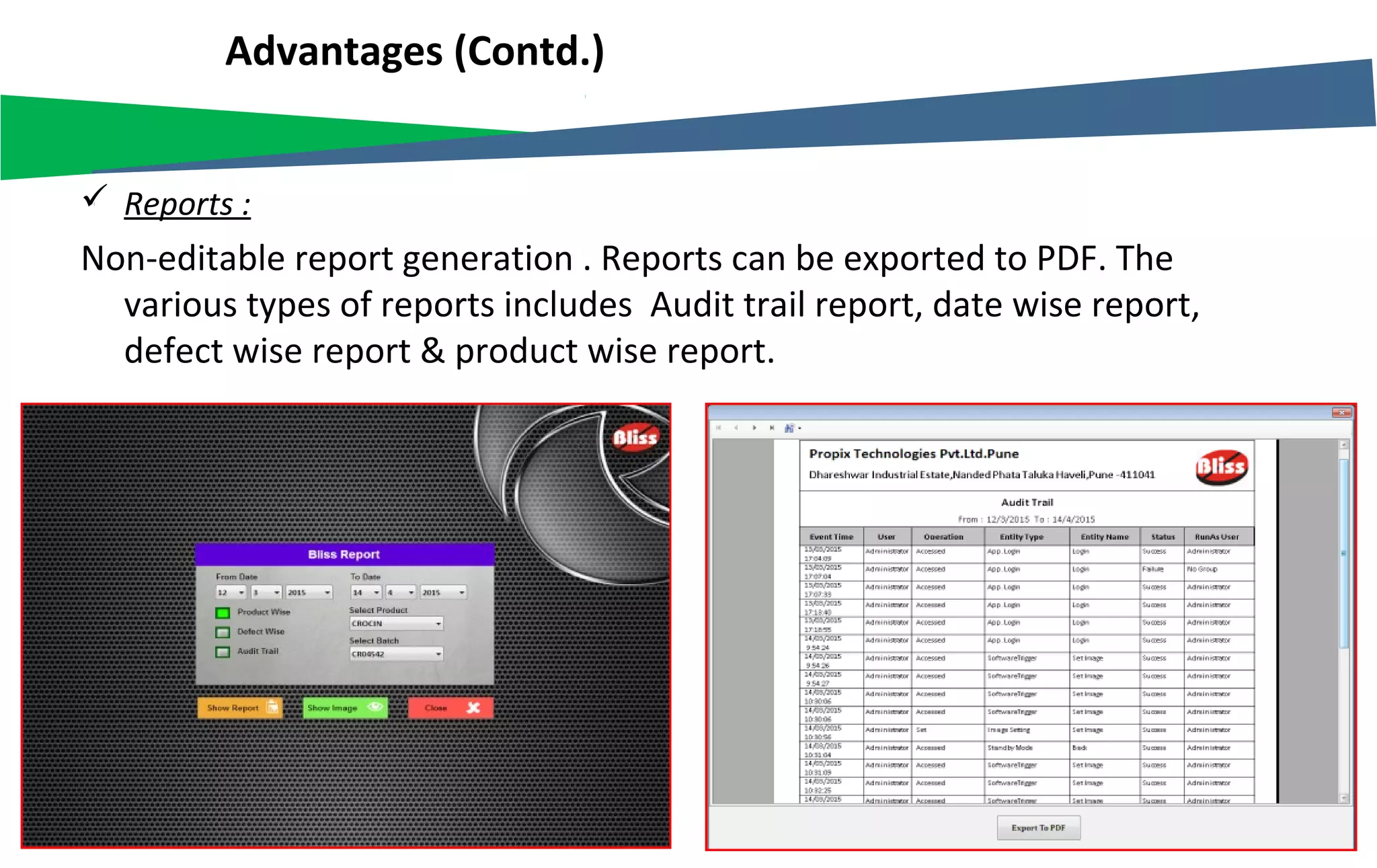 Propix Bliss- A Blister inspection | PPT